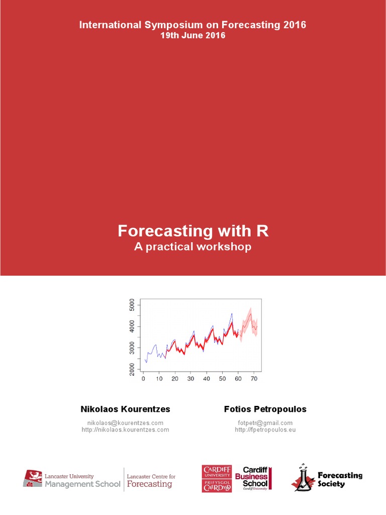 Forecasting With R Notes Pdf Autoregressive Integrated Moving