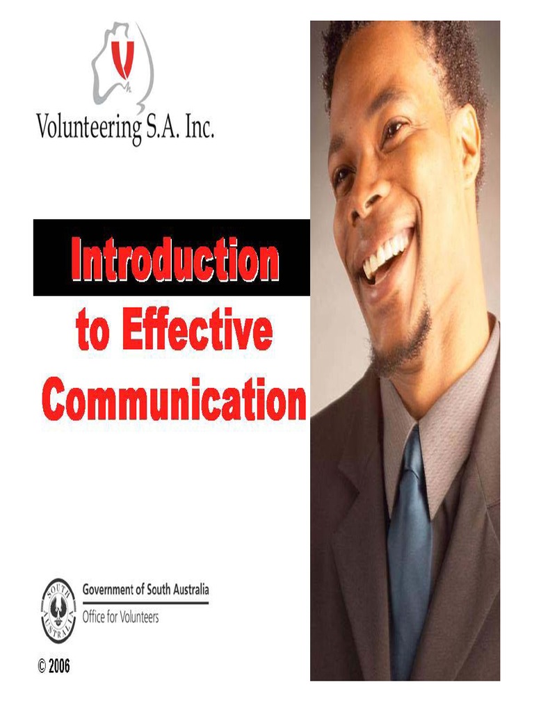 Effective Communication Workbook | PDF | Question | Nonverbal Communication