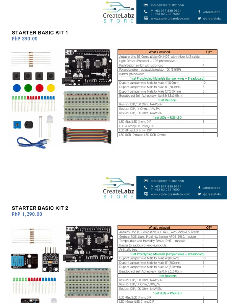 Store KitsCatalog November2017 | PDF | Light Emitting Diode ...