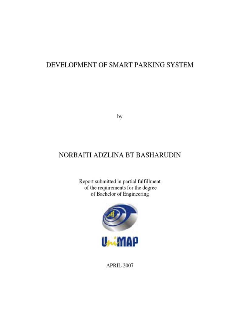 Development of Smart Parking System | PDF | Intellectual Works | Computing