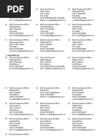 LIST OF ALL BDOs District Wise - 1574850495 | PDF