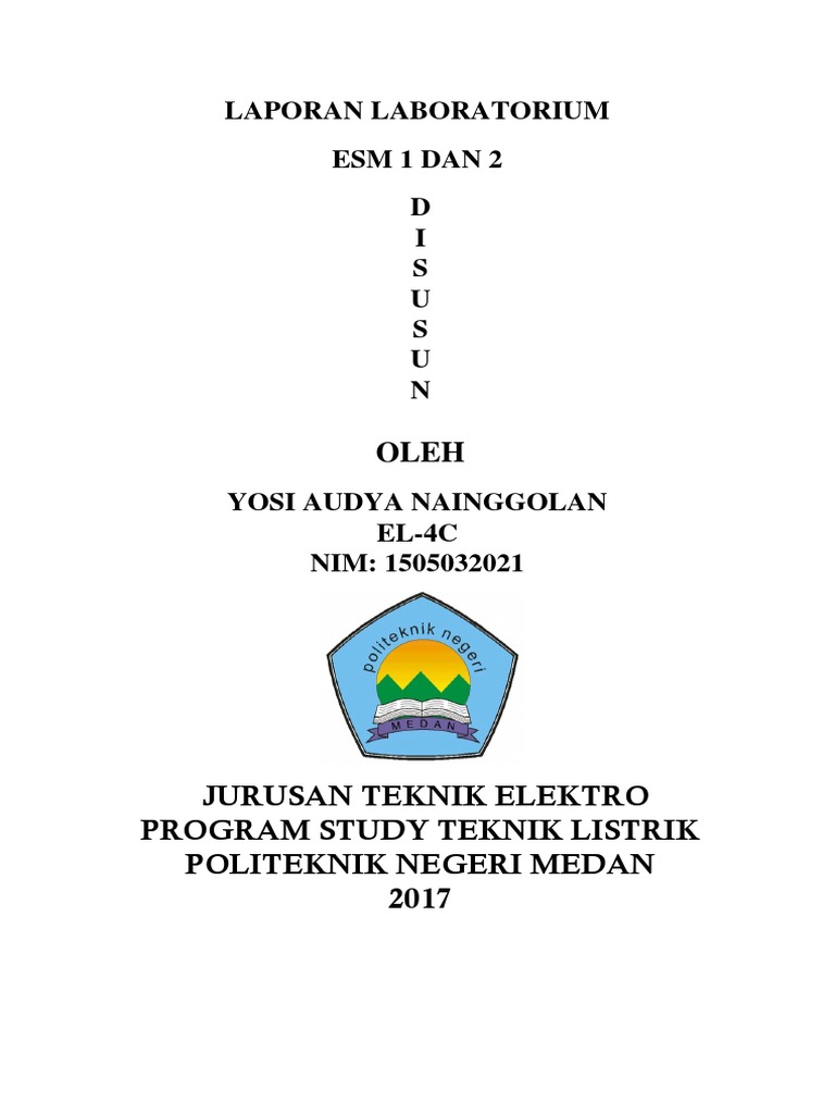 Laporan Laboratorium Esm 1,2 | PDF | Metode & Bahan Ajar