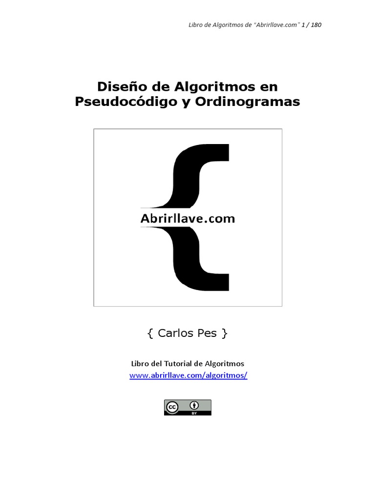 Libro de Algoritmos PDF | PDF | Algoritmos | Lenguaje de programación