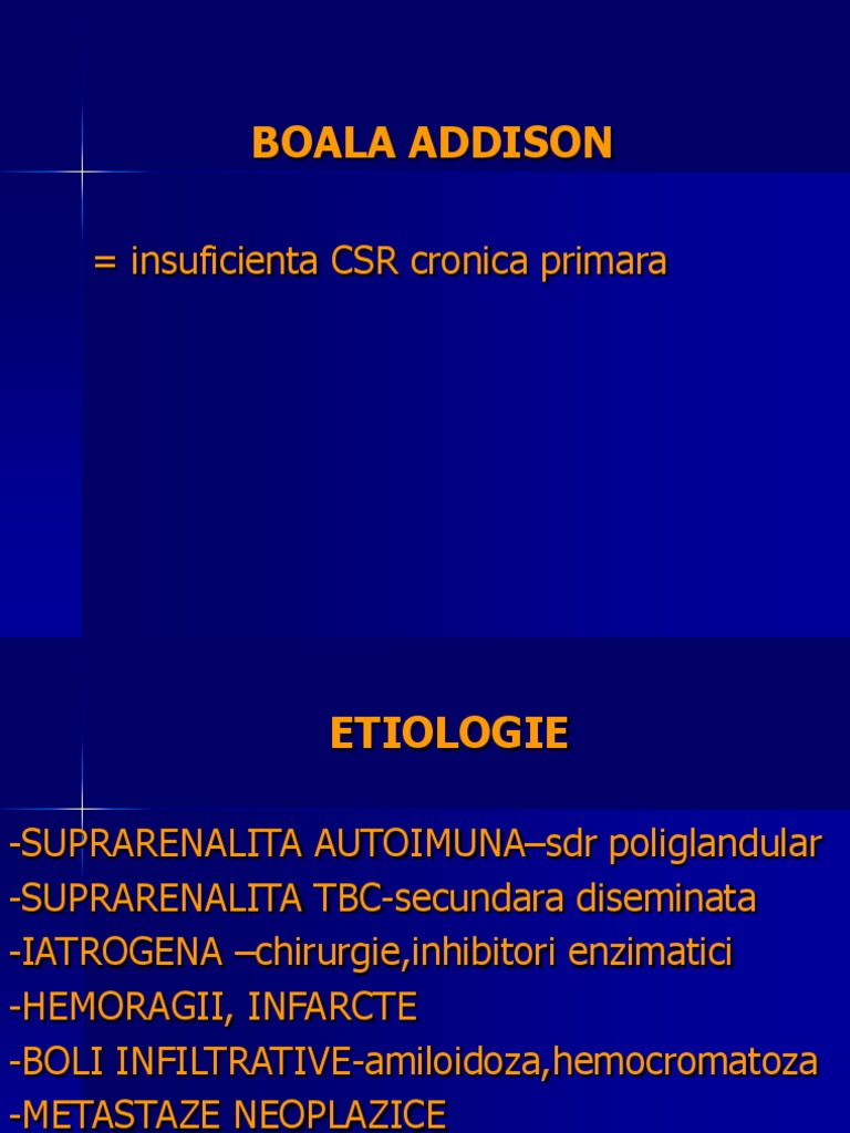 Boala Addison | PDF