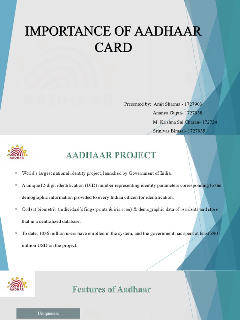 Aadhar | PDF | Identity Document | Authentication