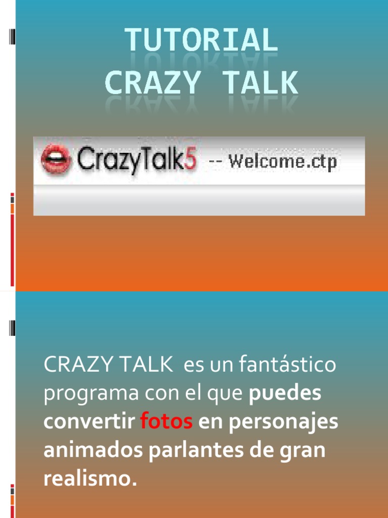 Tutorial Crazy Talk | PDF