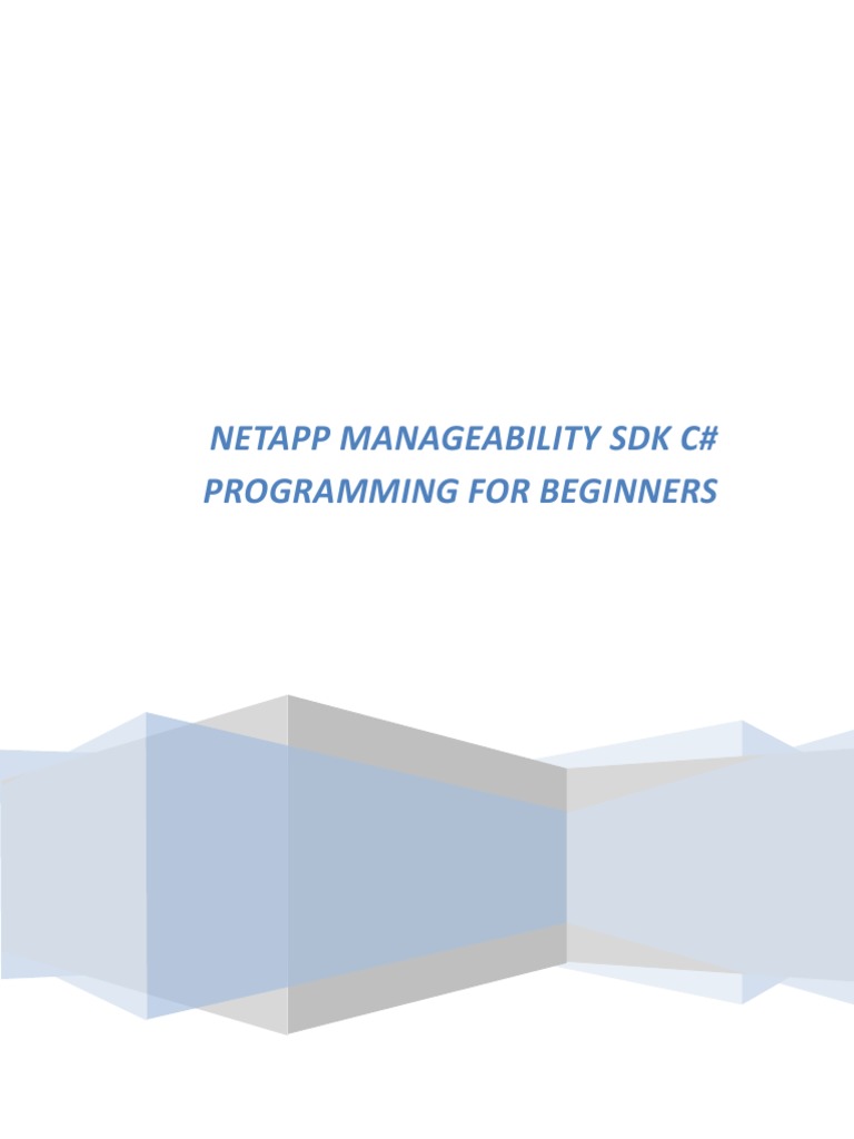 C# SDK Guide for Beginners | PDF | Application Programming Interface ...