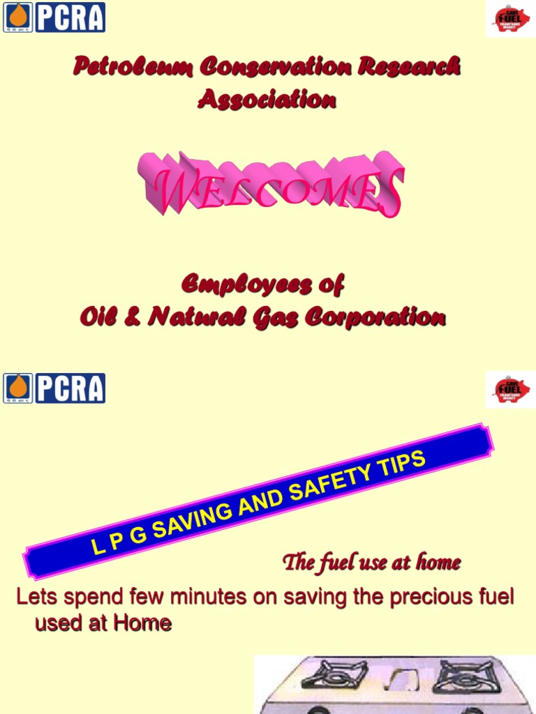 PCRA-8-LPG Saving & Safety Tips (Presentation) | PDF | Pressure Cooking ...