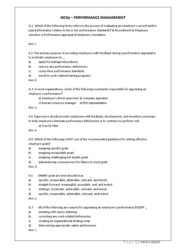 Performance Management | PDF | Performance Management | Performance ...