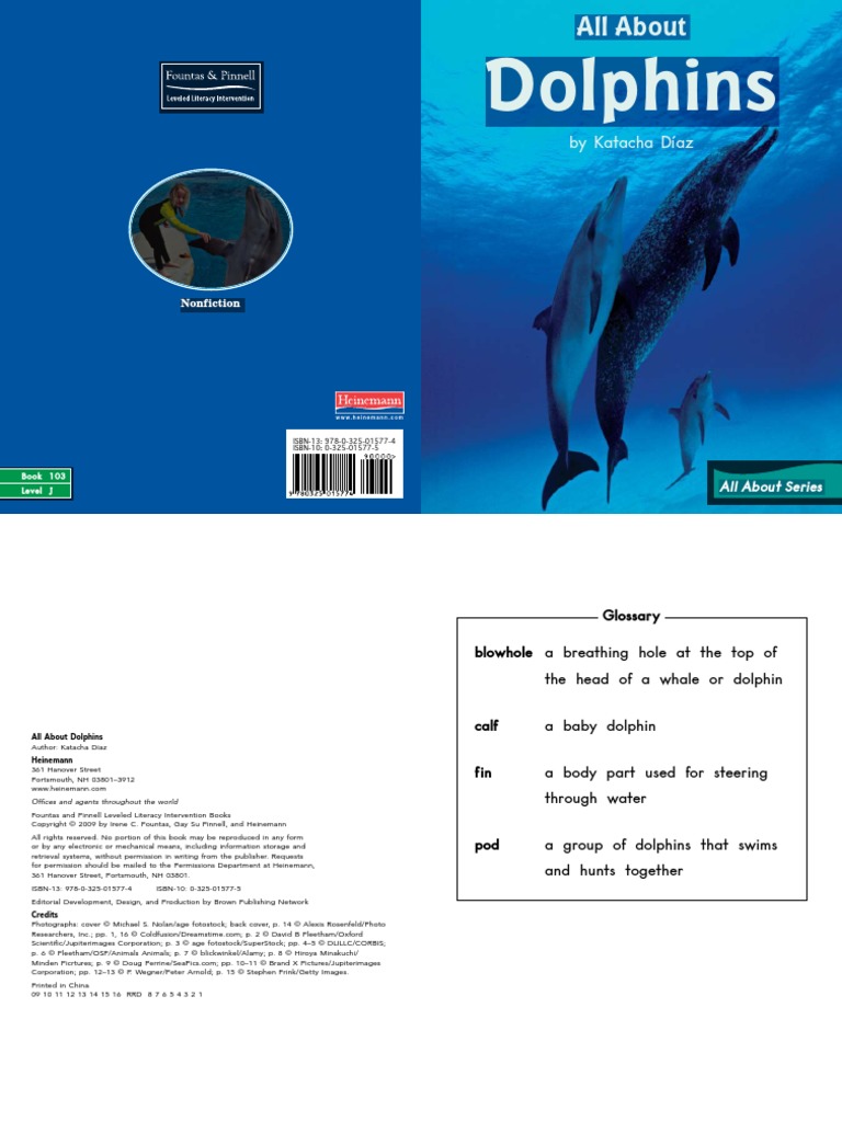 103AllAboutDolphins PDF | PDF | Dolphin | Cetaceans