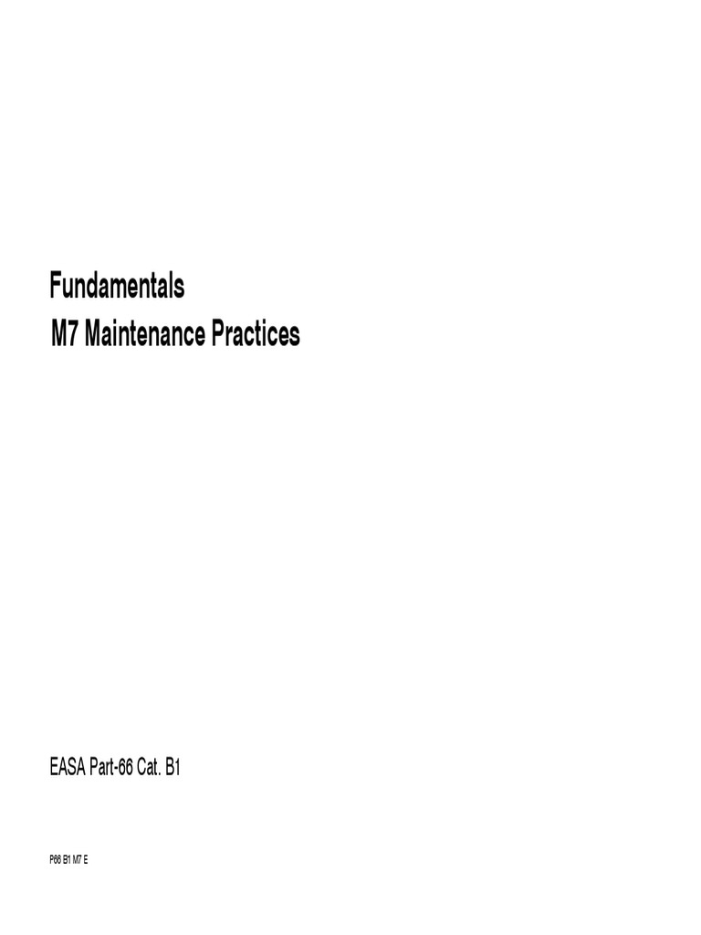 M7 Maintenance Practices | PDF | Occupational Safety And Health | Elevator