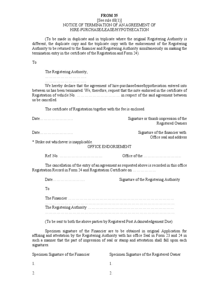 Form 35 | PDF | Government Information | Government