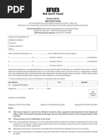 Proxy Voting Form Template | PDF