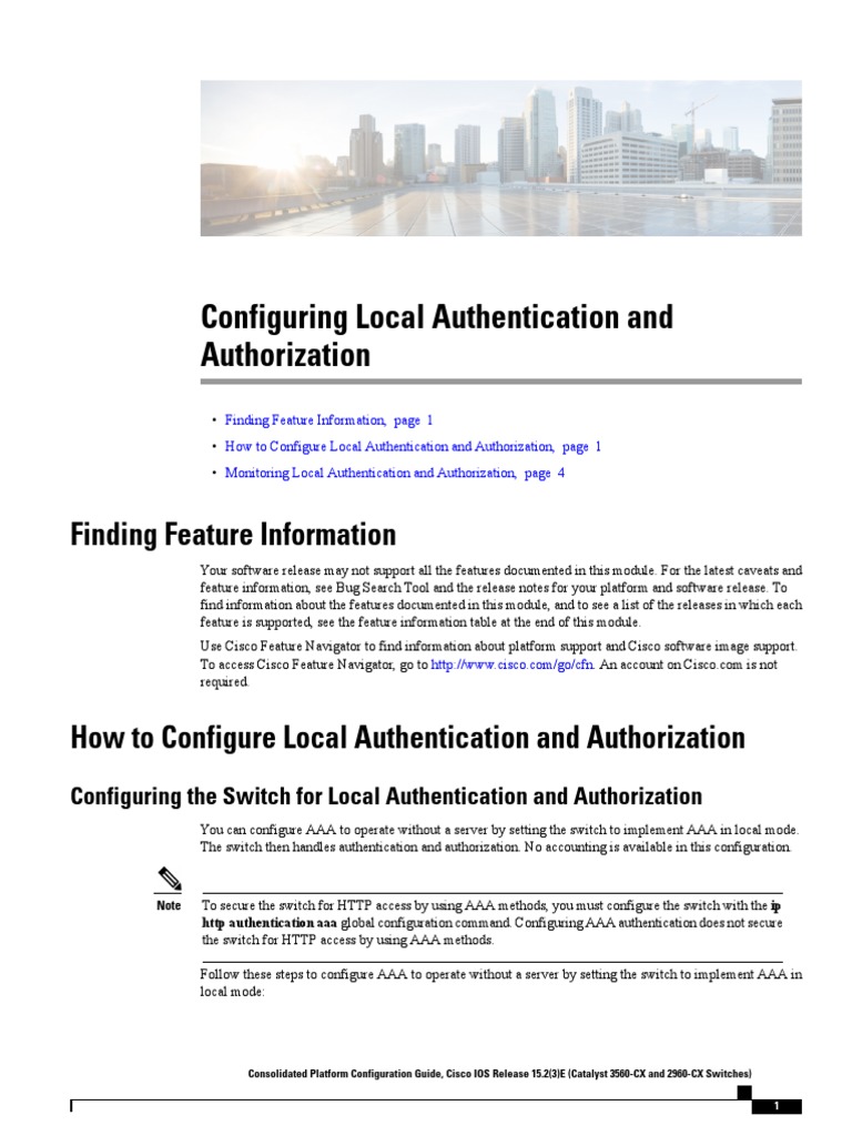 How To Config Local Authentication Authorization | PDF | Secure Shell | Password