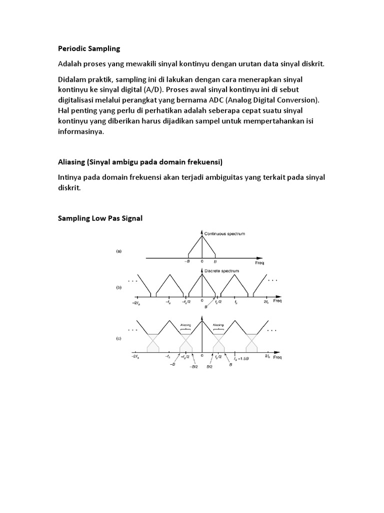 Periodic Sampling | PDF