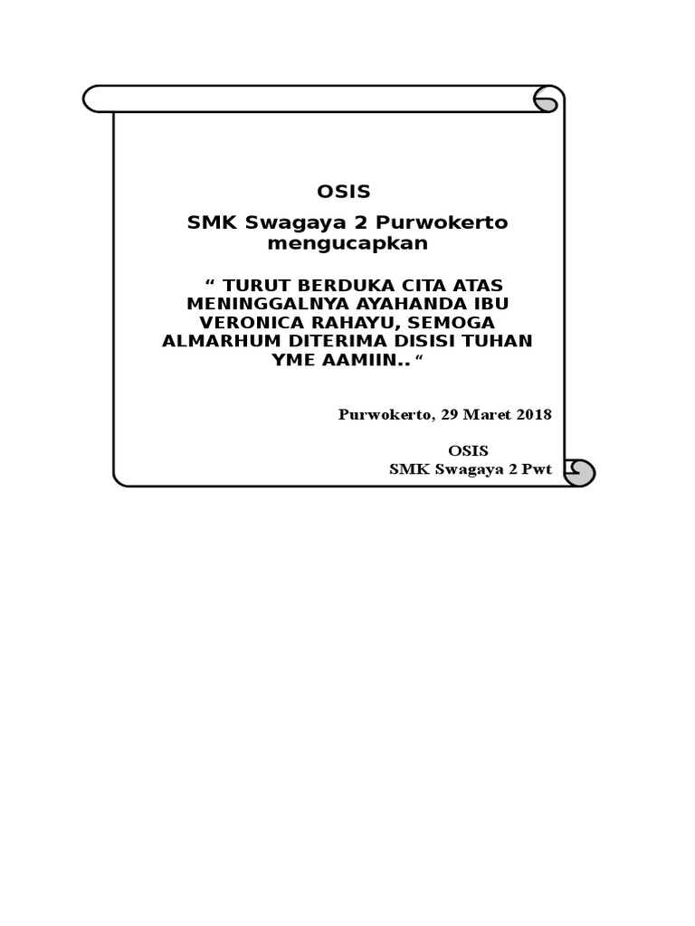 Ucapan Pensiun | PDF