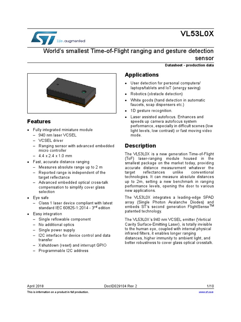 VL 53 L 0 X | PDF | Digital Technology | Computer Engineering