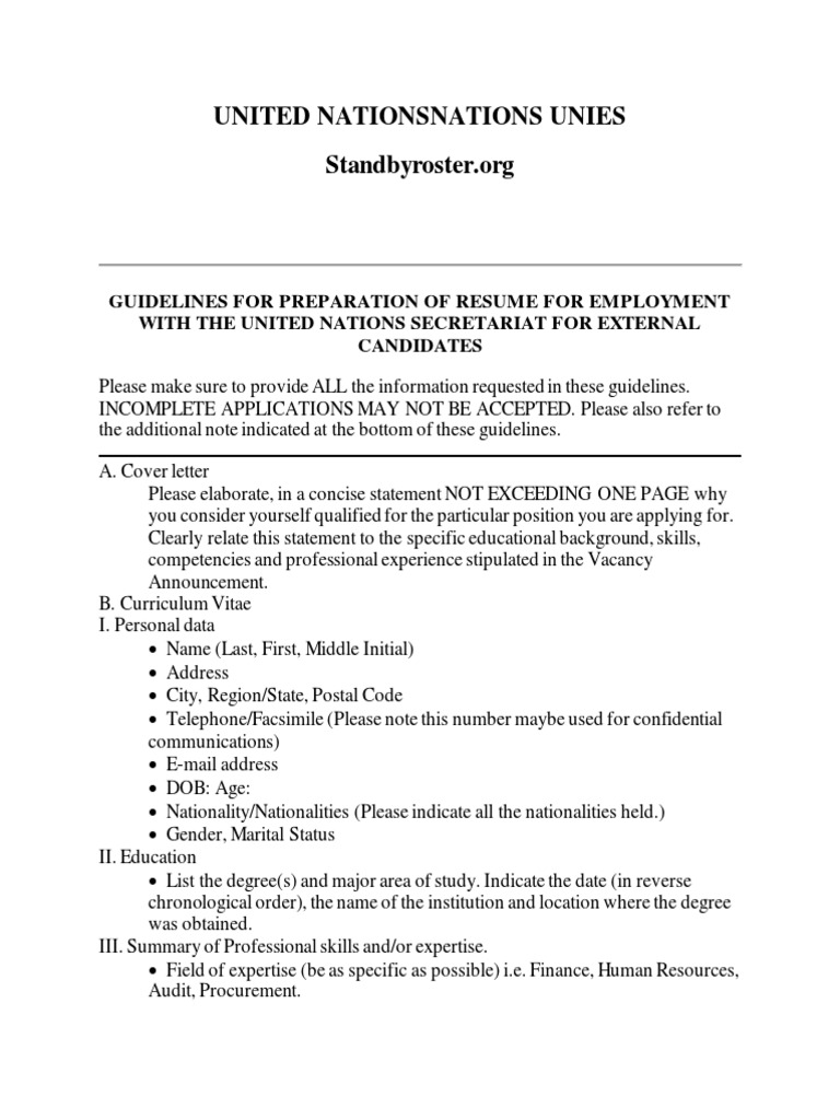 United Nations | PDF | Résumé | Computing