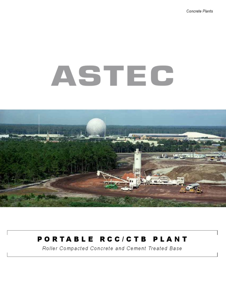 Astec Portable RCC-CTB Plant | PDF | Concrete | Nature