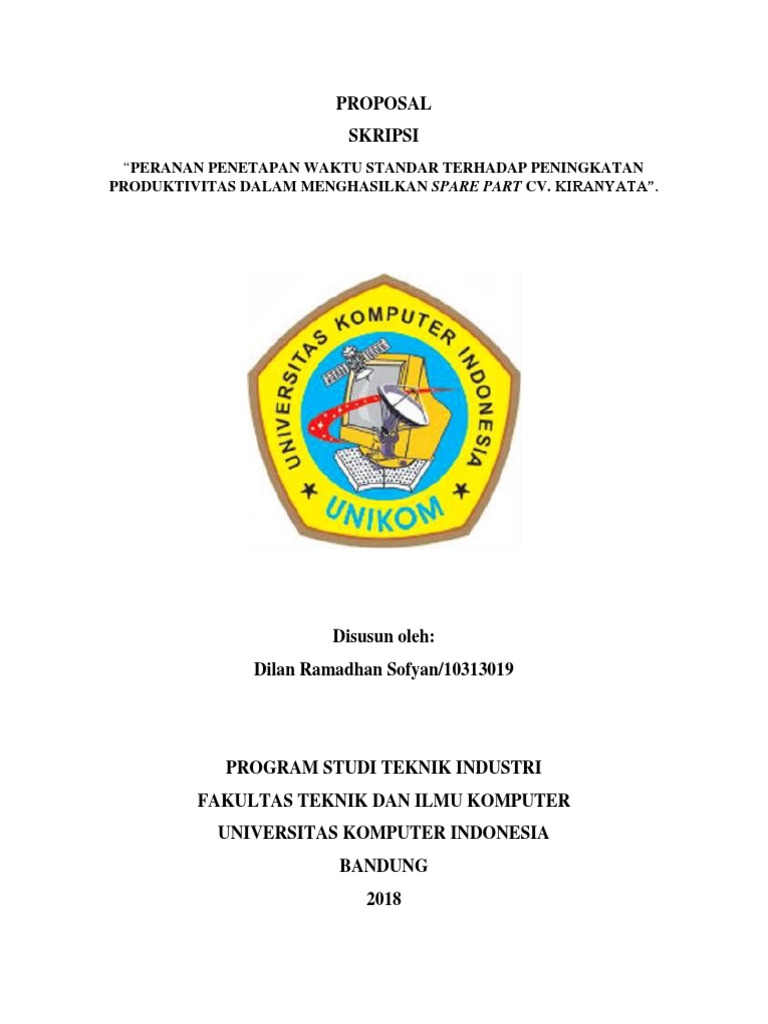 Proposal Manajemen Pemasaran Cover | PDF