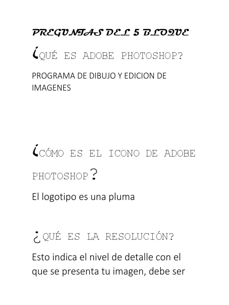 Preguntas Del 5 Bloque Enit Computacion | PDF