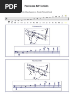 POSICIONES DE LA TROMPETA - Trumpet in BB | PDF