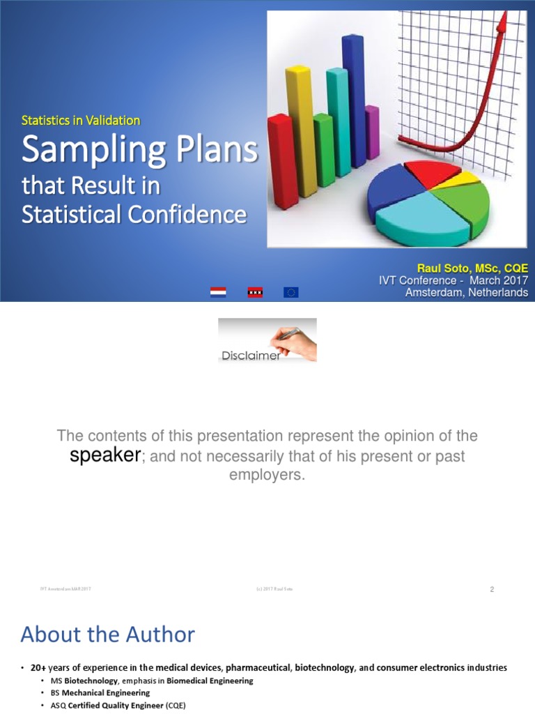 Sampling Plans that Result in Statistical Confidence | PDF | Normal ...