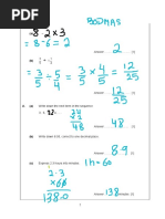 Mathematics Form 1 Revision Exercises (Chapter 1-4) - Print Player ...
