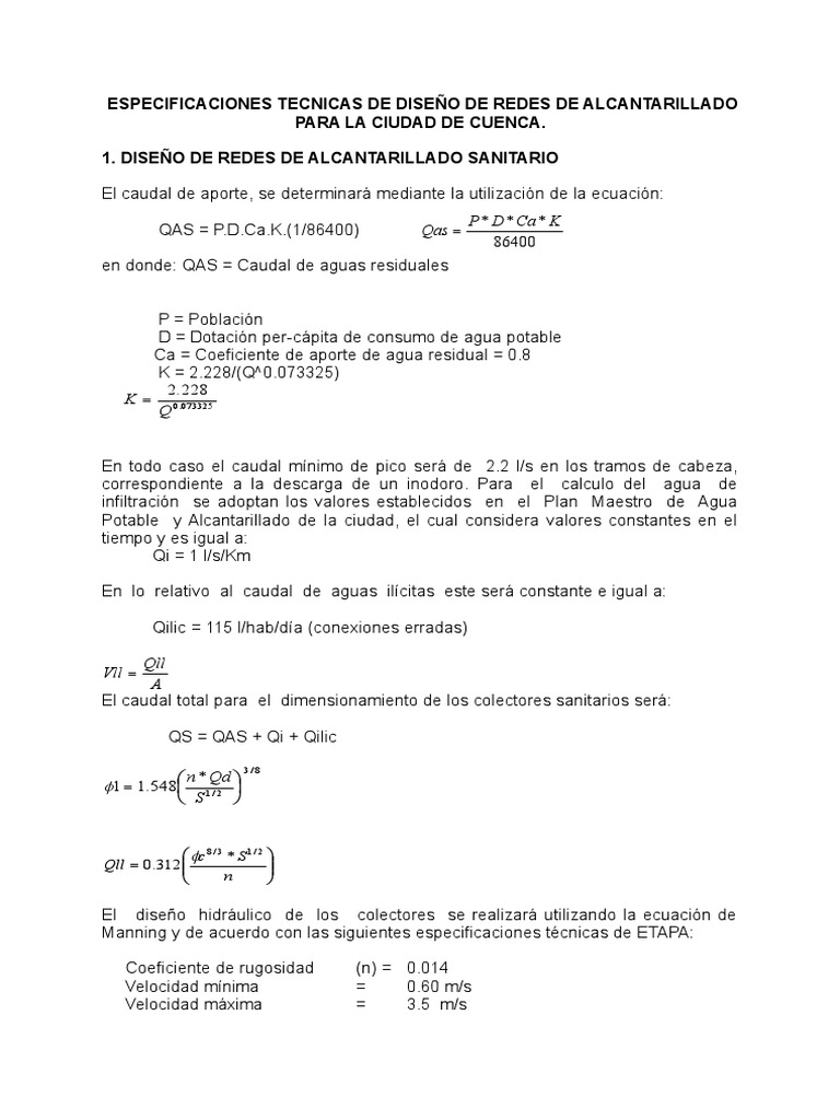 Fórmula de Flamant para Tuberías | PDF | Alcantarillado | Bomba