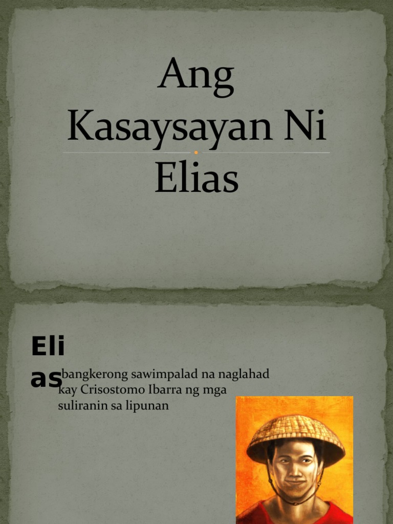Ang Kasaysayan Ni Elias | PDF