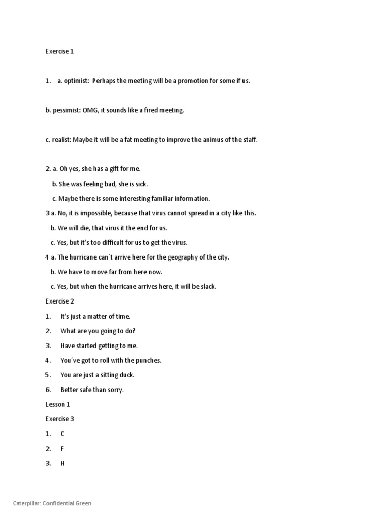 Unit 1 Workbook | PDF