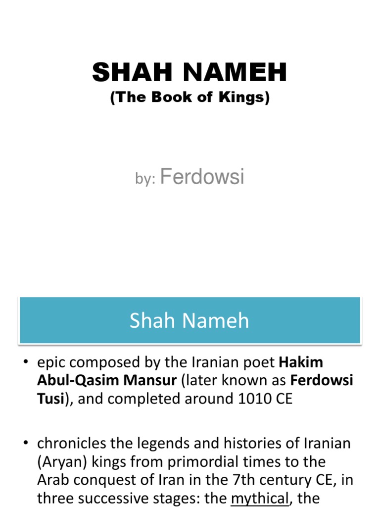 Shah Nameh | PDF | Zoroastrianism | Iran