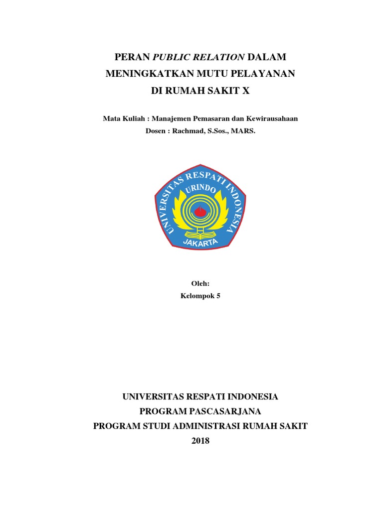 Makalah Peran Humas | PDF