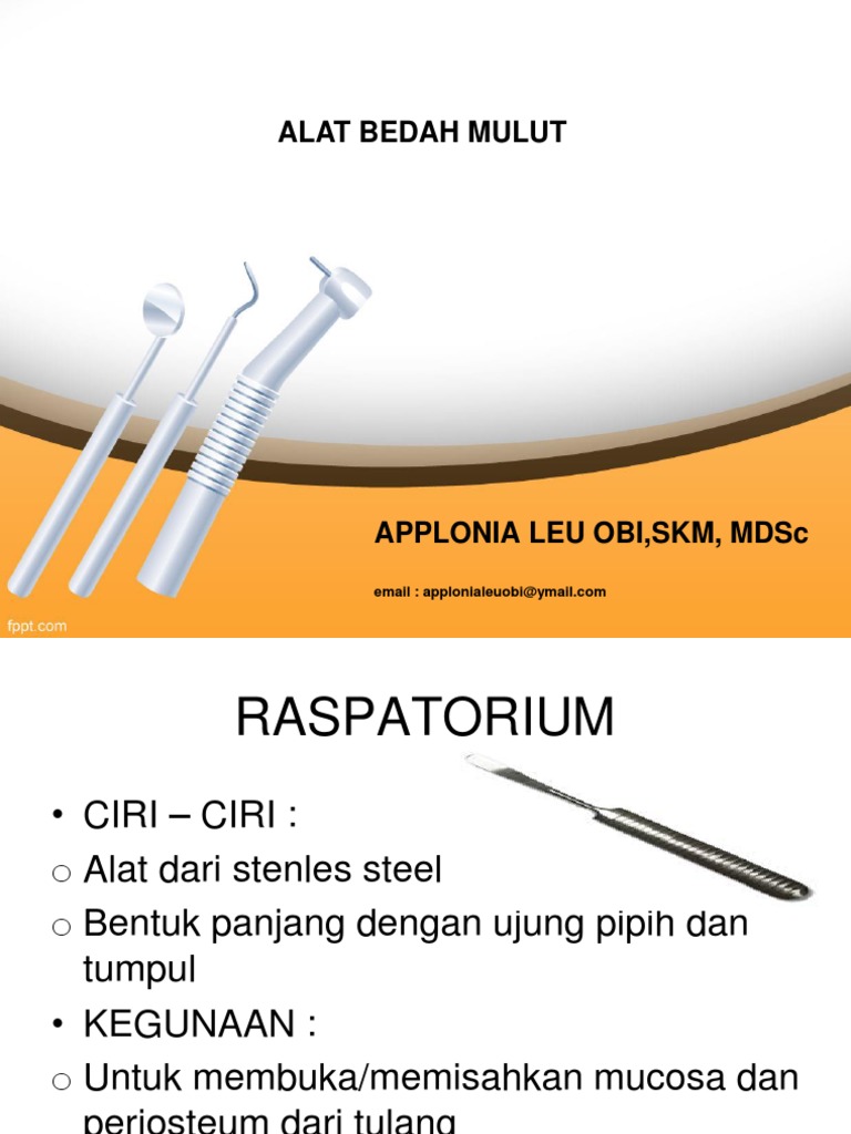 Alat Bedah Mulut | PDF