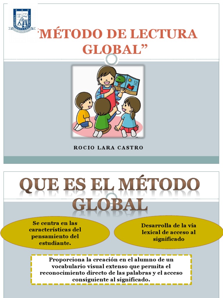 Metodo Global | PDF | Lectura (proceso) | Palabra