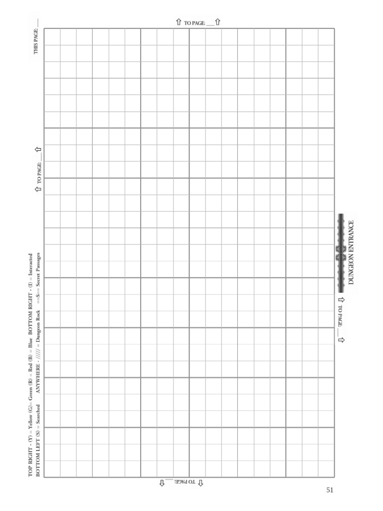 d100 Dungeon Map Sheet | PDF