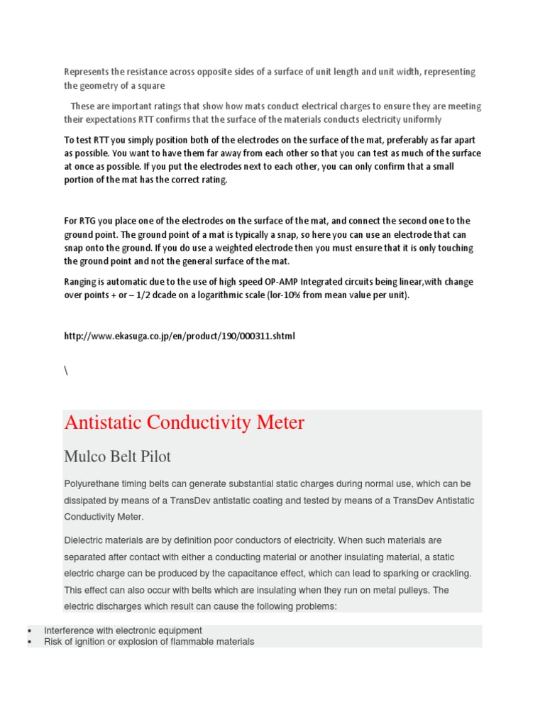 This Portable ESD Test Instrument Provides Both RTT | PDF | Electrical ...