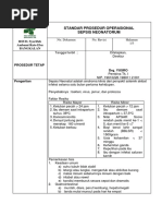 Revisi-SOP Pengambilan Sampel SHK | PDF