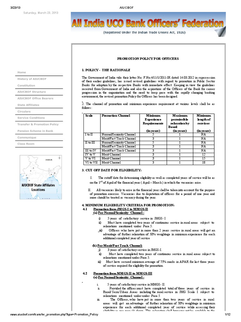 UCO Bank | PDF | Performance Appraisal | Board Of Directors