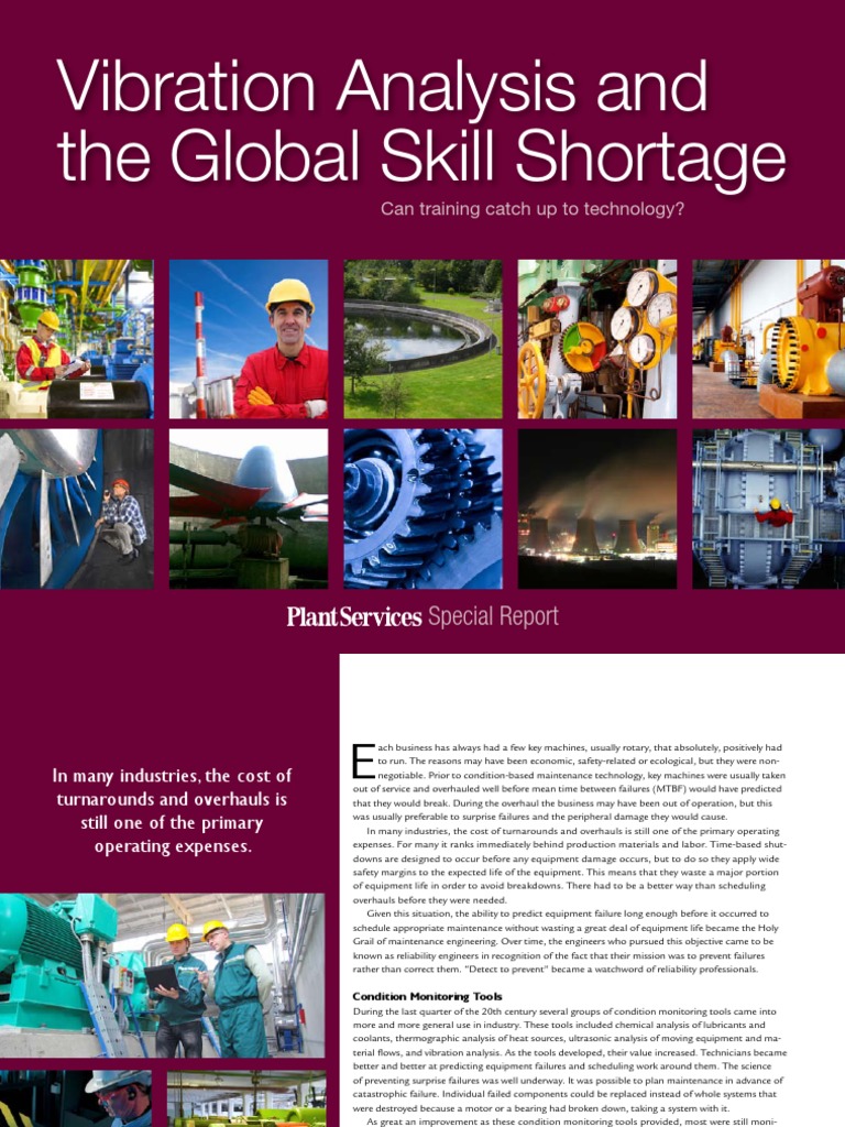 Mobius Vibration Analysis Global Skill Shortage | PDF | Reliability ...