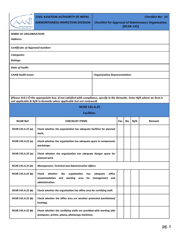 145 Checklist | PDF | Electrostatic Discharge | Battery (Electricity)