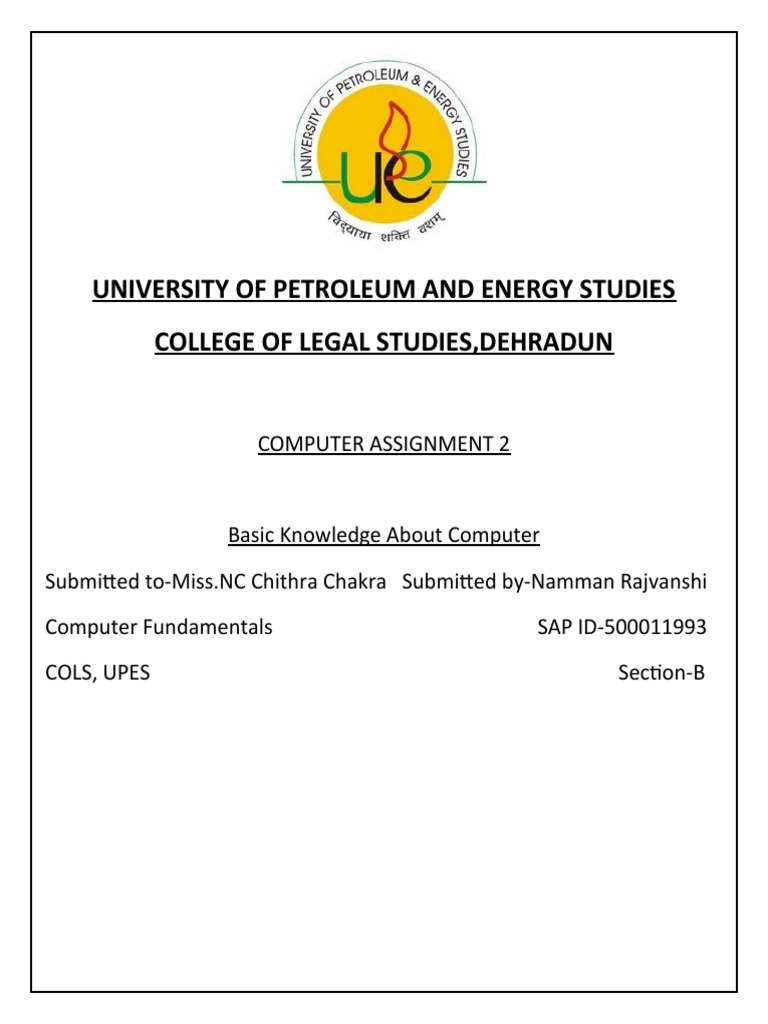 Assignment For Namman | PDF | Multi Core Processor | Central Processing Unit