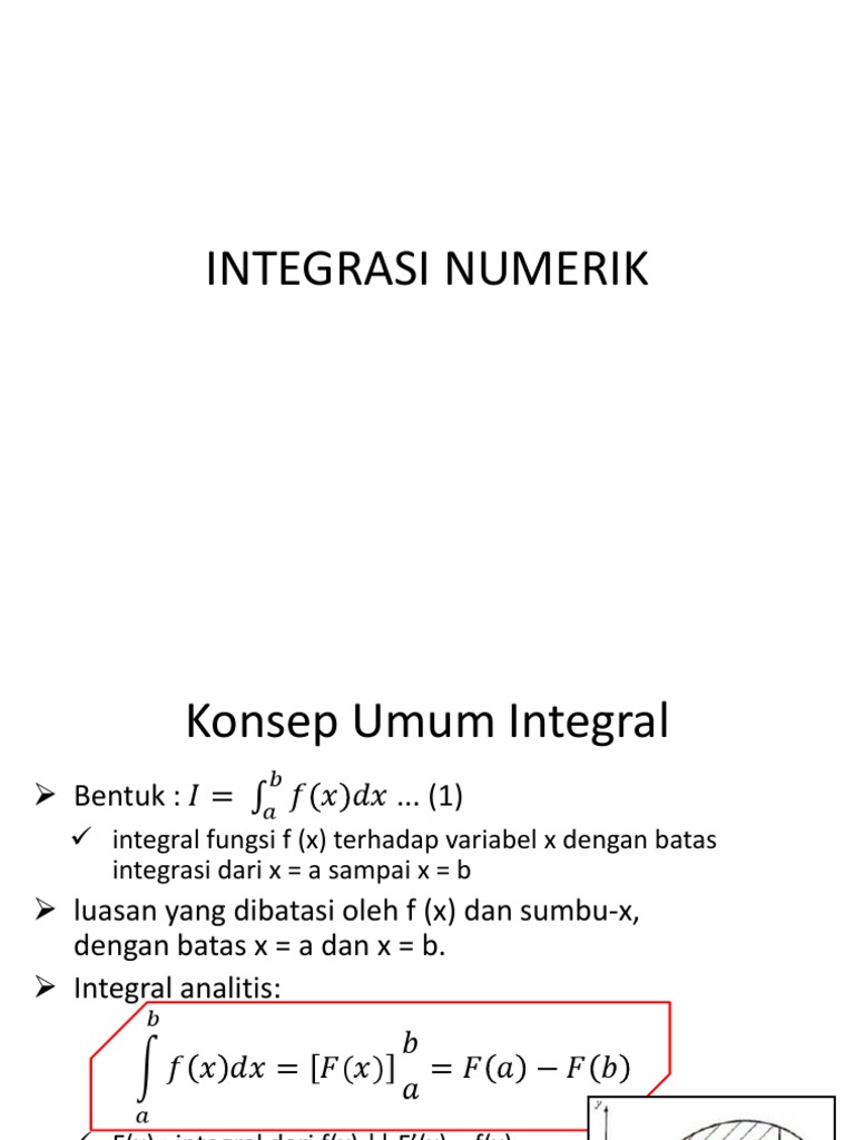 2 - Integrasi Numerik | PDF