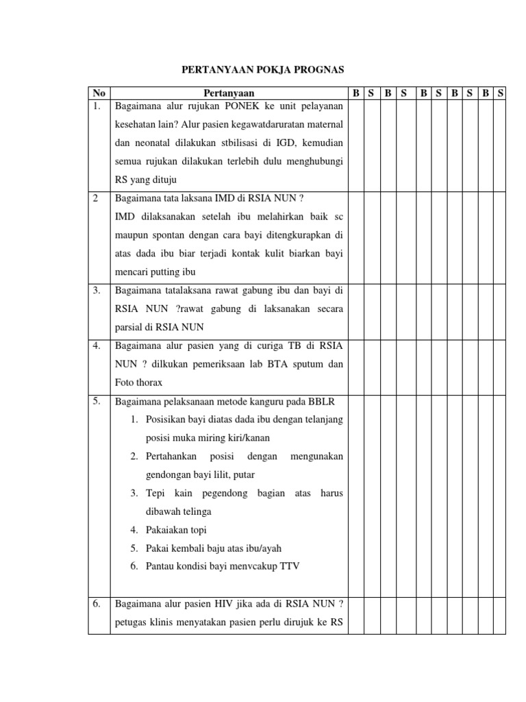 Daftar Telusur Prognas | PDF