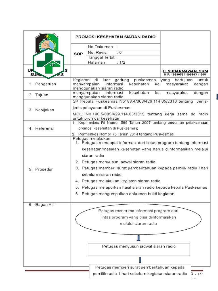 SOP Siaran Radio | PDF