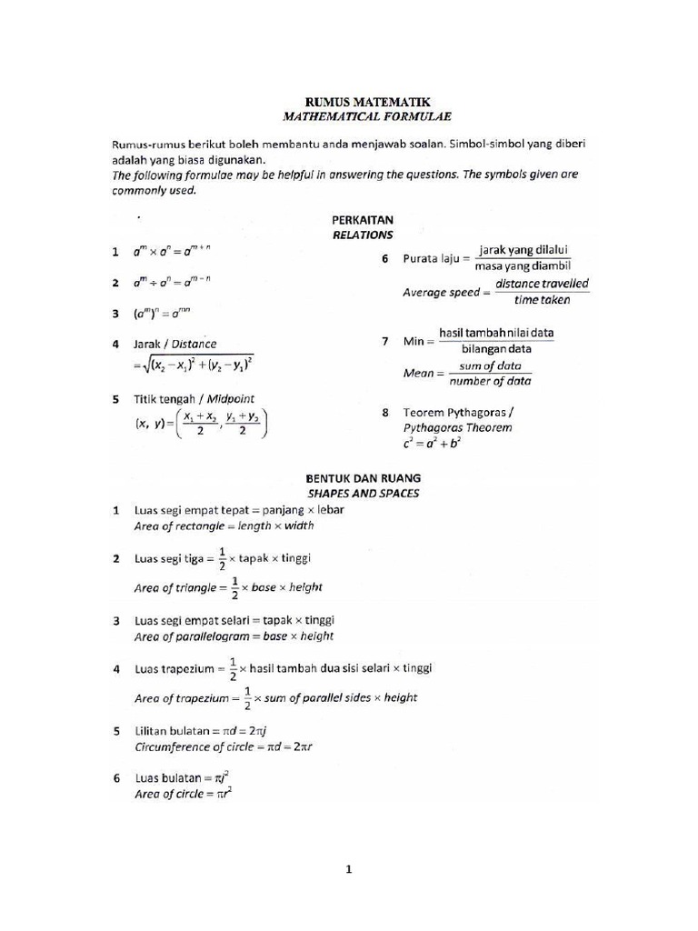 Soalan Pertengahan Tahun Matematik Tingkatan 3 | PDF | Polygon | Pie Chart