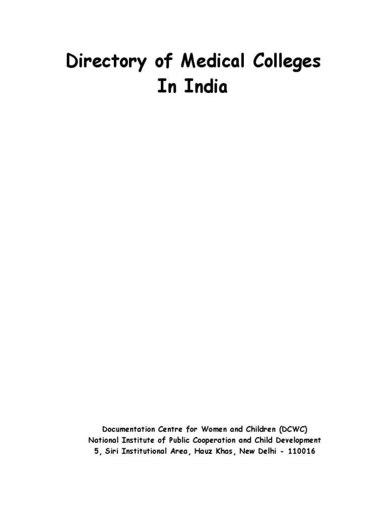Medical College in India | PDF