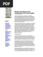 Bamboo Construction & Techniques | PDF | Bamboo | Wood