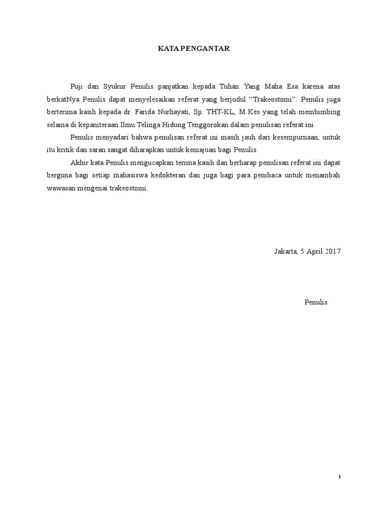 Panduan Lengkap Trakeostomi Medis | PDF