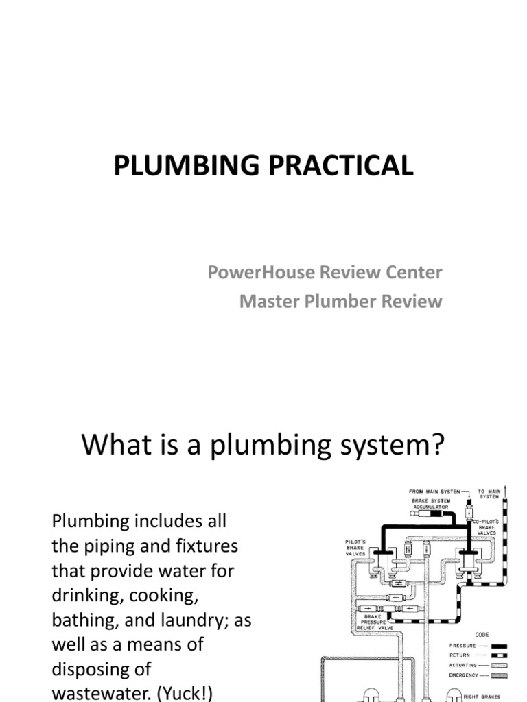 Plumbing Practical Guide and Codes | PDF | Plumbing | Pipe (Fluid ...